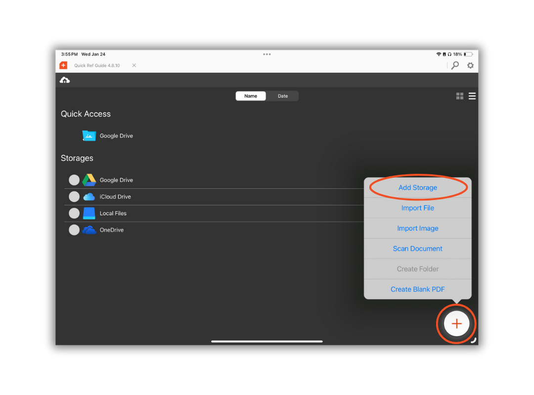 Adding Storage Connections to iAnnotate