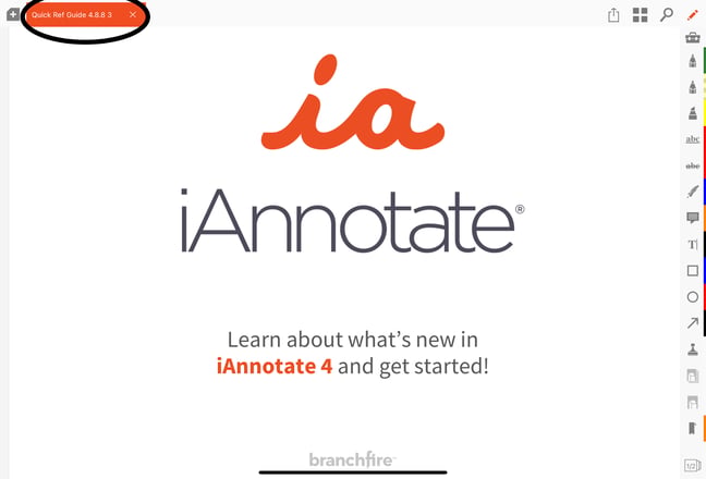 Importing and Opening Documents in iAnnotate