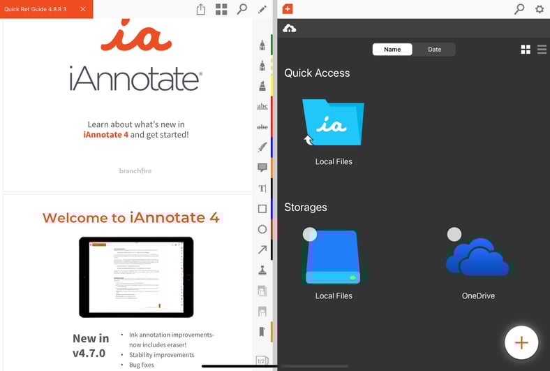 How to Use Two Document View in iAnnotate