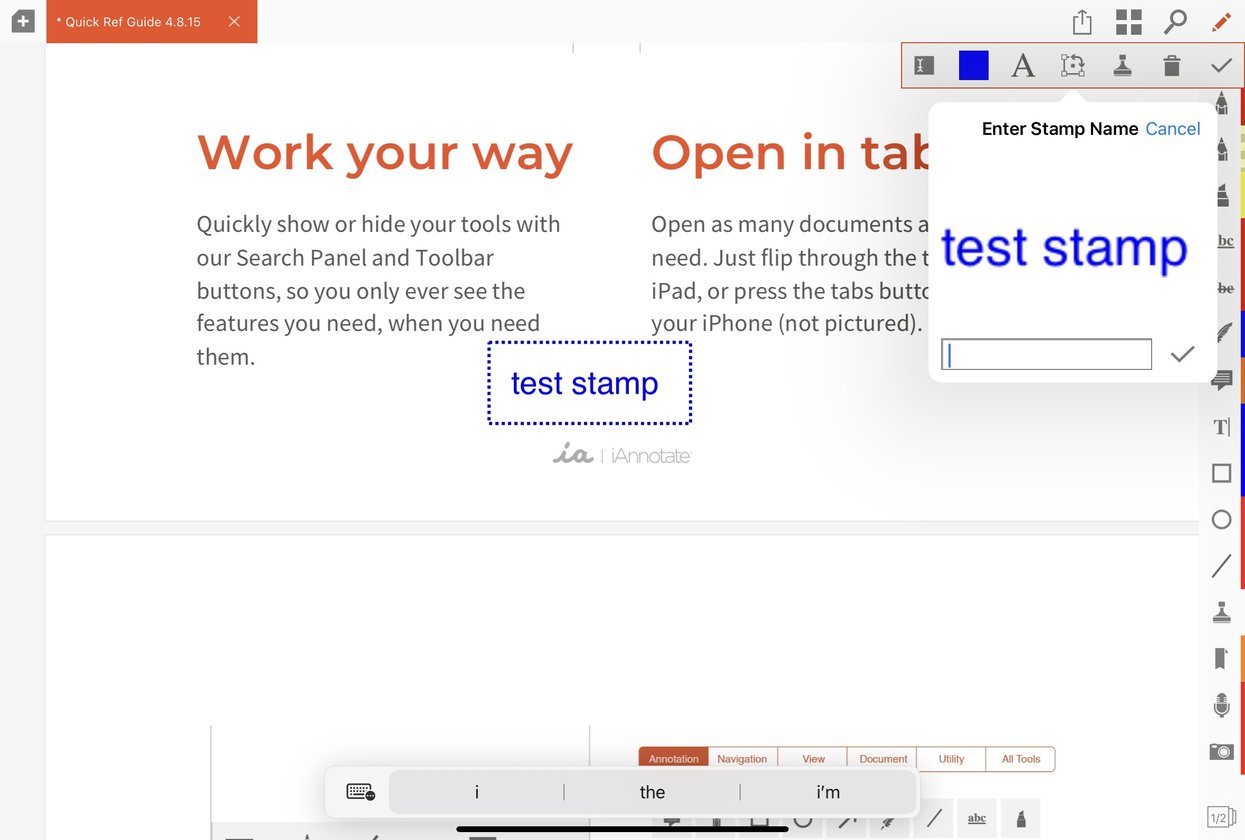 Mastering Stamps in iAnnotate