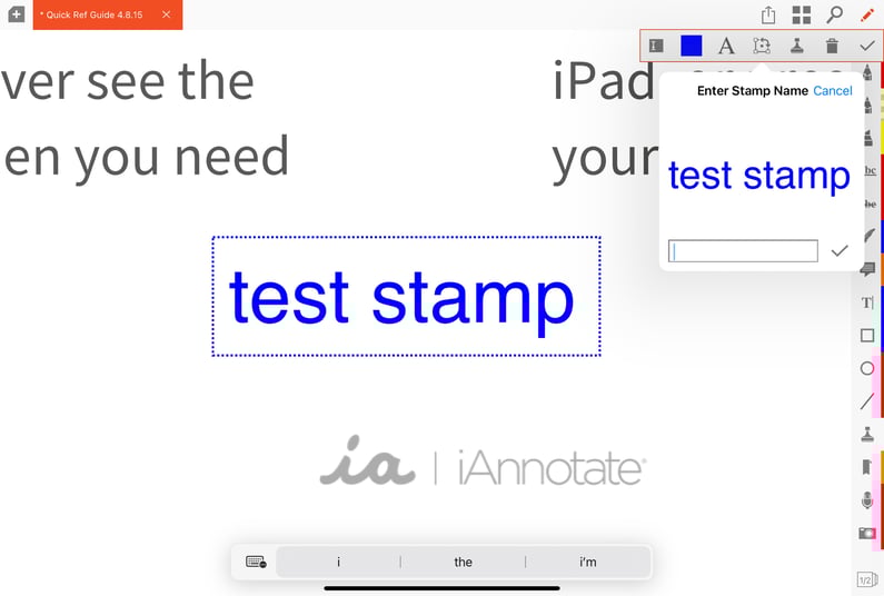 Mastering Stamps in iAnnotate