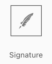 Adding a Signature in iAnnotate